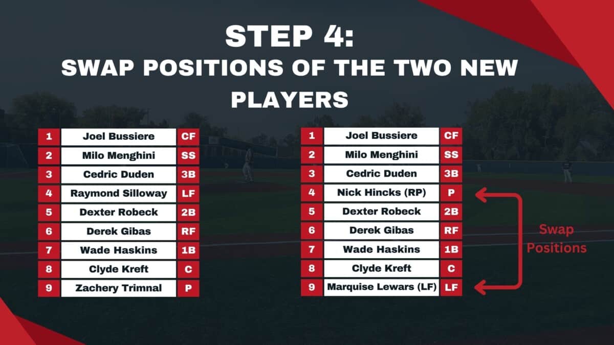The Double Switch in Baseball Explained